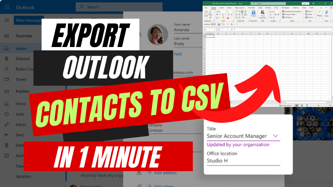 How To Export Outlook Contacts To Excel Tech News Tutorials Resources